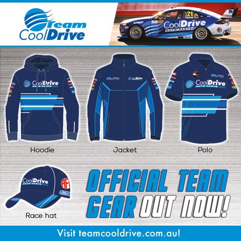 CoolDrive Auto Parts | 2019 TEAM COOLDRIVE SUPERCARS OFFICIAL TEAM GEAR ...