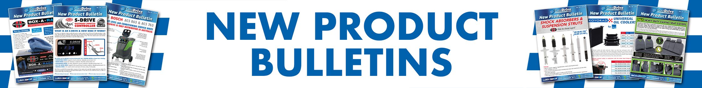 CoolDrive Auto Parts | New Product Bulletins